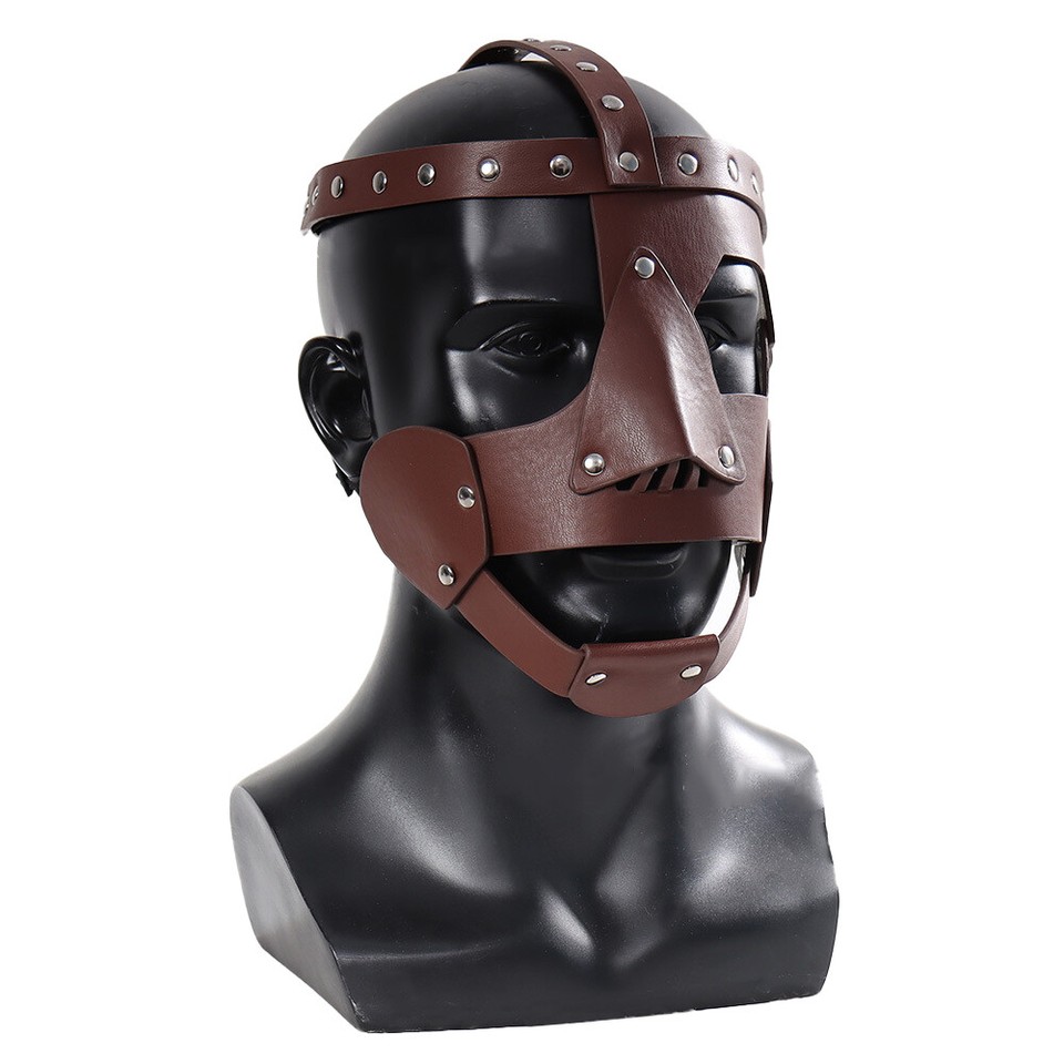 Mankind Mask Cactus Jack Mick Wrestling Cosplay Fancy Dress Costume PU ...