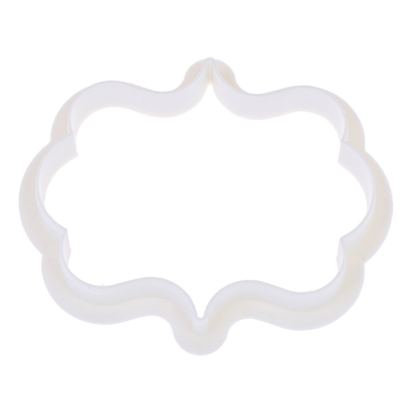 4pcs vintage plaque frame cookie cutter set plastic biscuit cutter cake ...