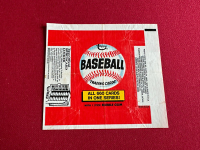1974, TOPPS Baseball Trading Card Wrapper (Scarce / Vintage) | eBay