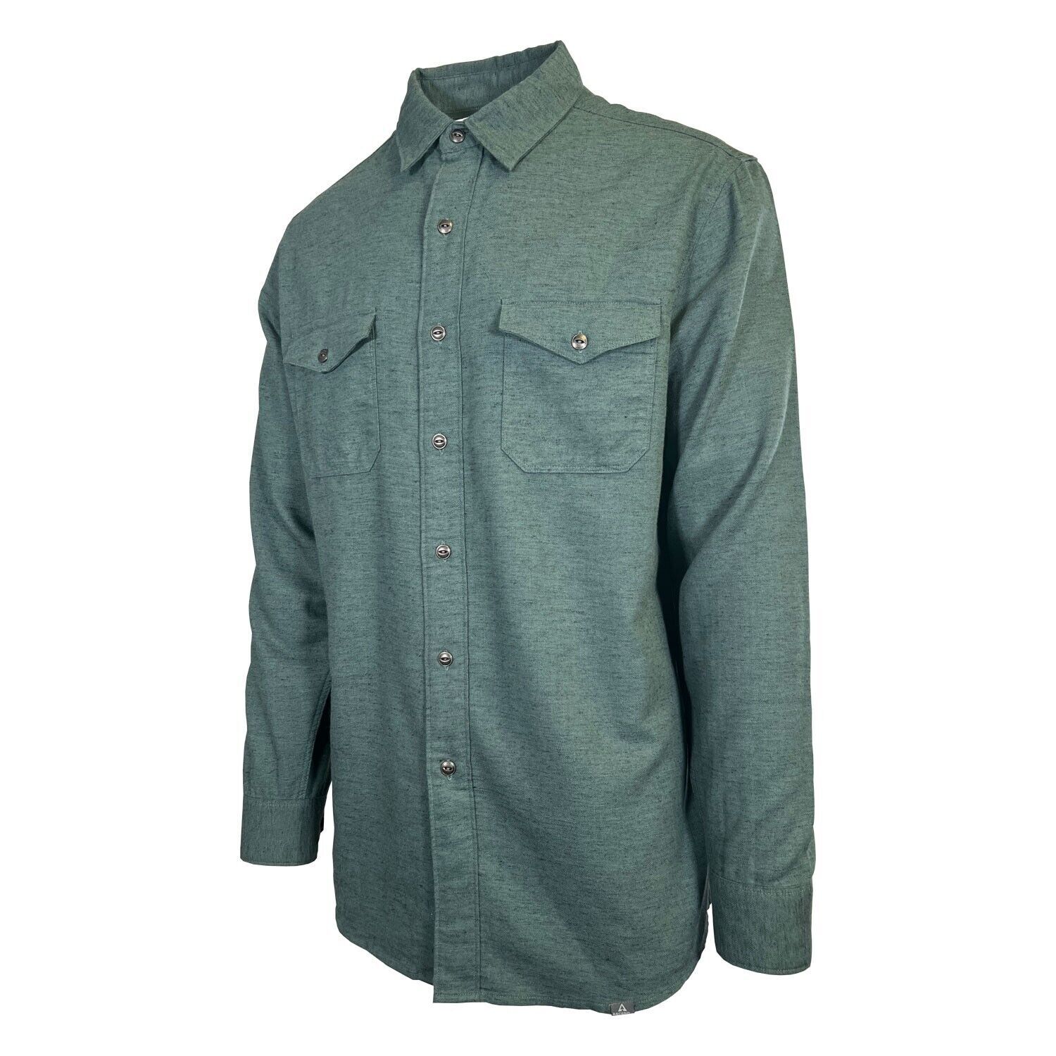 Ascend Men's Sea Pine Shirt Herringbone Slub Long Sleeve (S03) | eBay