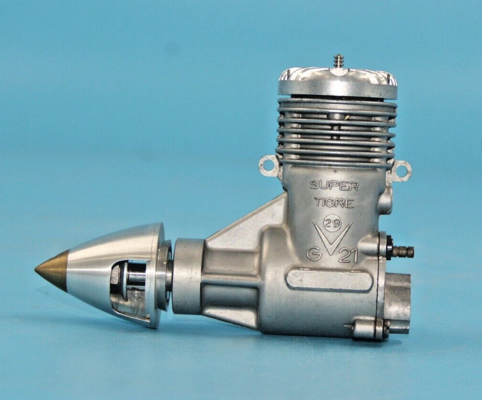 SUPER TIGRE G-21 29 GAS/NITRO SPEED PLANE ENGINE w/ BOX | eBay