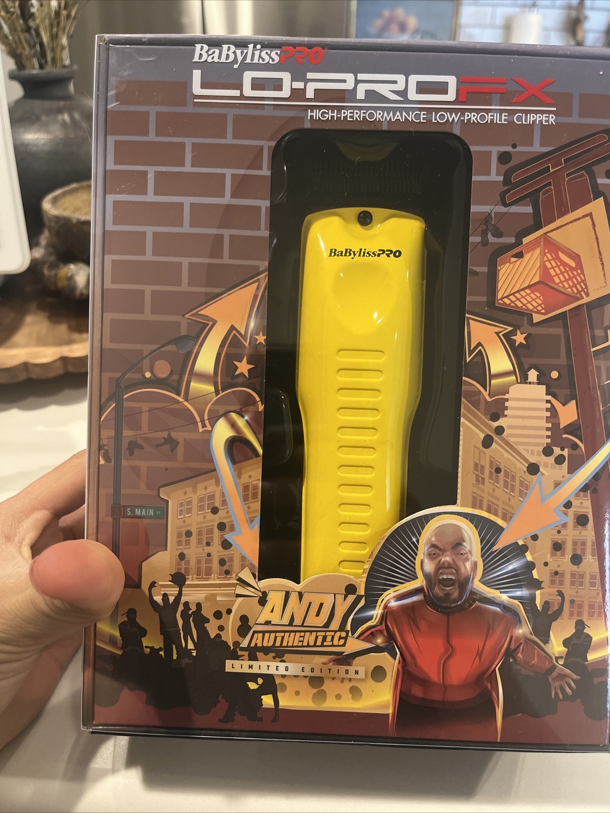 BabylissPRO Lo-Pro FX Cordless Clipper Limited Edition Influencer Andy ...