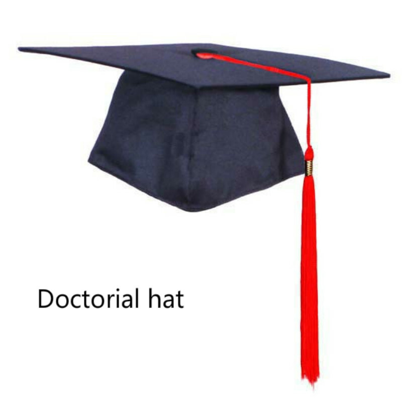 College Academic Cap Hat Tassel Graduation Bachelors Degree Gown ...