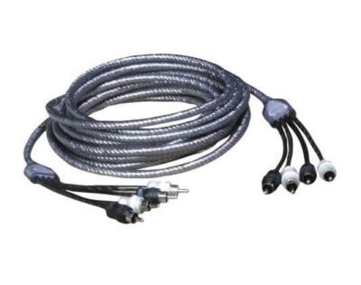 4-Channel RCA Cable 5 m Double Shielded RCA Cable Twisted, Interference ...