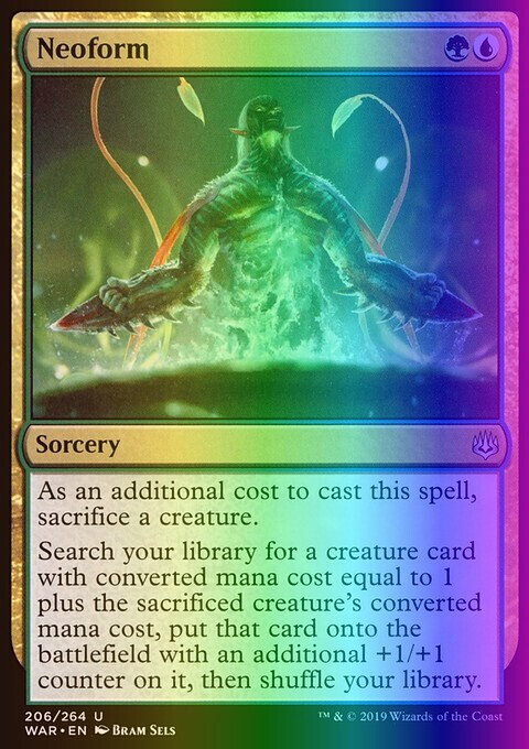 MTG Magic the Gathering Neoform (206/330) War of the Spark LP FOIL | eBay