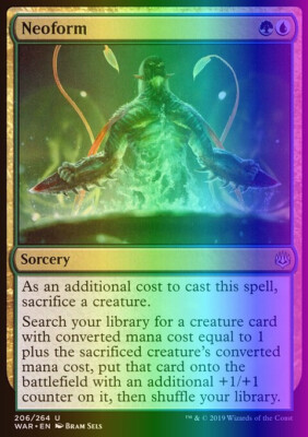 MTG Magic the Gathering Neoform (206/330) War of the Spark LP FOIL | eBay