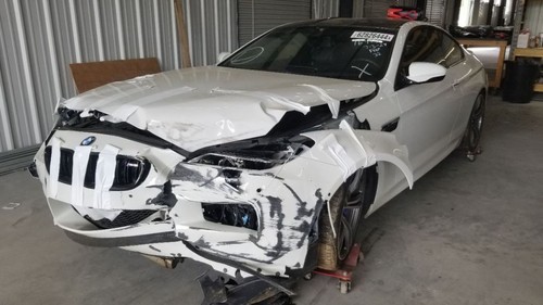 14 BMW M6 F13 BRAKE CALIPER SET PAIR FRONT AND REAR WITH ROTORS BLUE | eBay