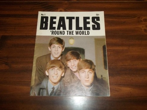 1964 BEATLES ROUND THE WORLD, #1 WINTER, WITH OVER 100 PICTURES OF THE ...