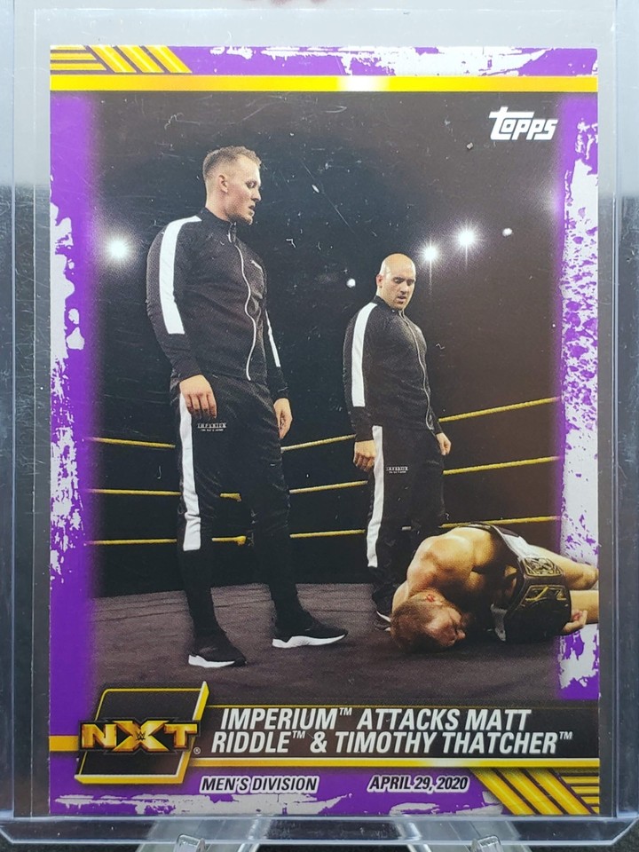 2021 Topps WWE NXT - Imperium Attacks Matt Riddle & Timothy Thatcher ...