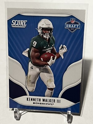 2022 PANINI SCORE Football KENNETH WALKER III NFL DRAFT Rookie no. D15 ...