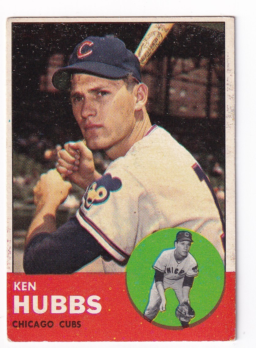 Ken Hubbs 1963 Topps Card #15 | eBay