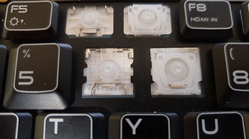 DELL ALIENWARE SPARE KEY M14x M15x M17x M18x R1 R2 R3 R4 ANY BACK LIT ...