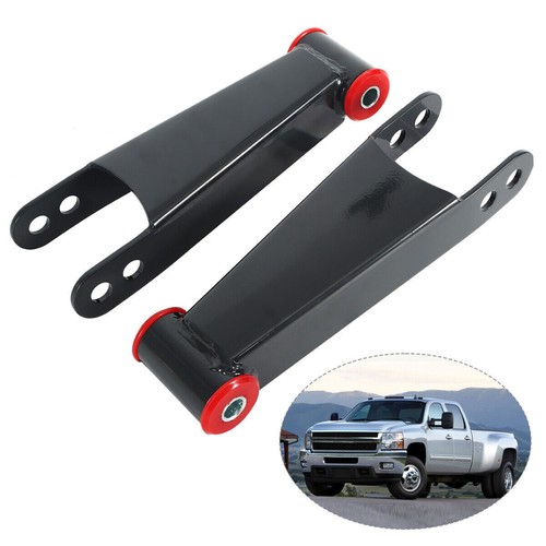 3" Rear Drop Shackles For 2001-2010 Chevy GMC Sierra Silverado 1500HD ...