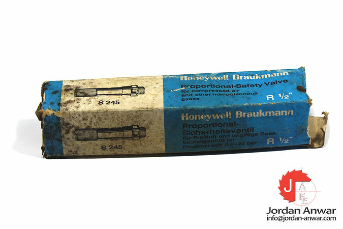 Honeywell Braukmann S245 A-1/2" High Performance Safety Valve for ...