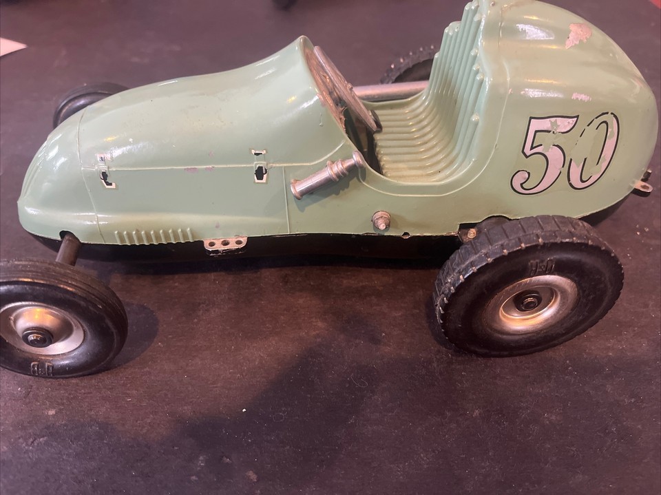 Vintage Ohlsson & Rice Inc Midget Racer Toy Tether Race Car Pusher | eBay