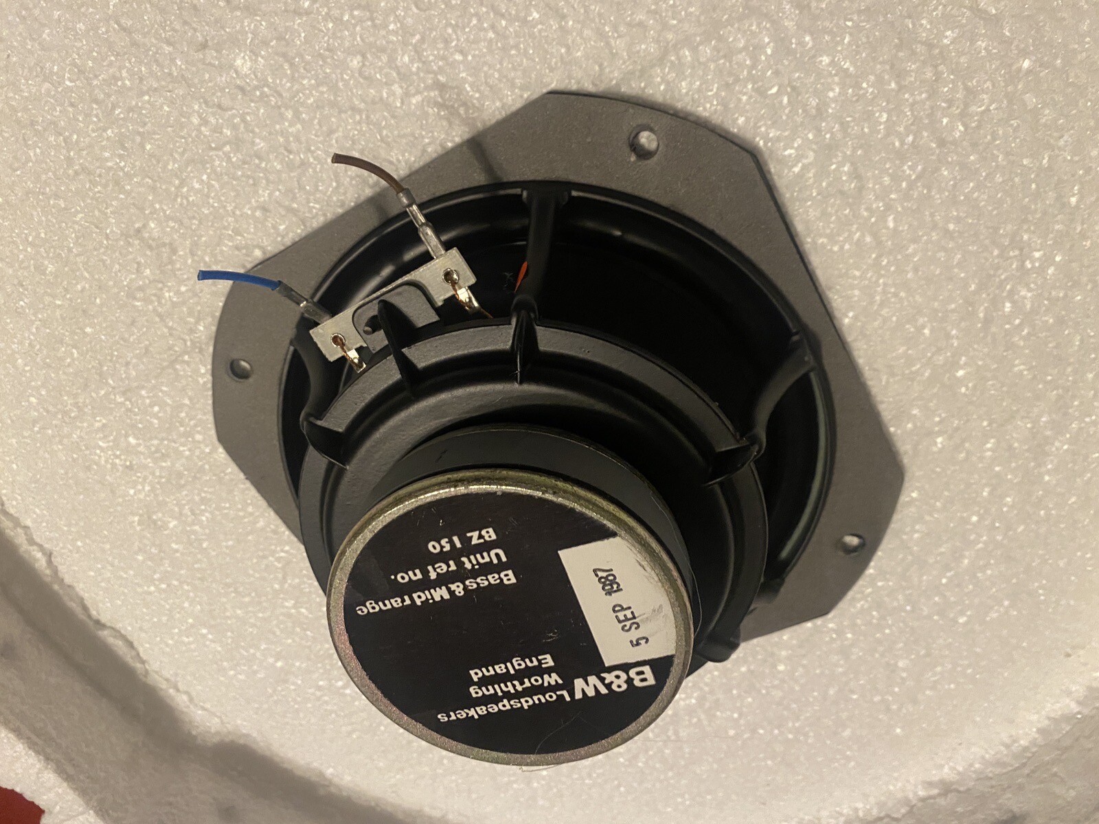 B&W BZ 150 6-inch Midrange Woofer for Dm100 Speaker (2 Available) BZ150 ...