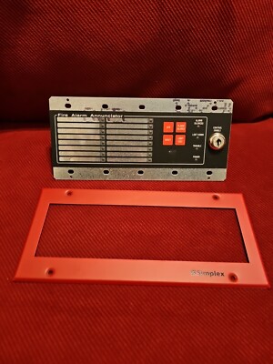 NEW SIMPLEX FIRE ALARM 4610-9111 LED/SW ANNUNCIATOR 46109111 | eBay