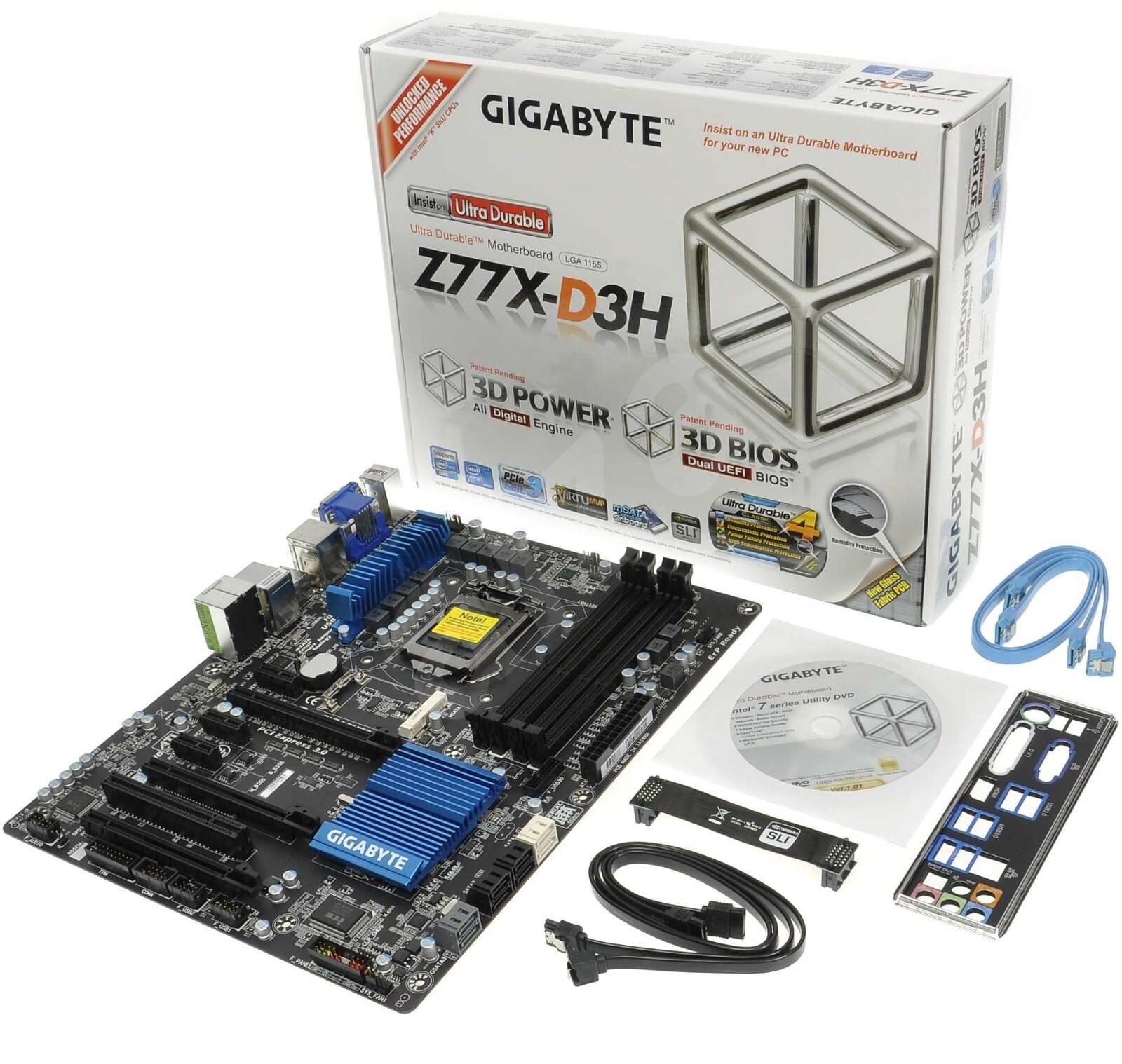 Gigabyte GA-Z77X-D3H DDR3 Intel LGA 1155 Motherboard rev. 1.0 | eBay