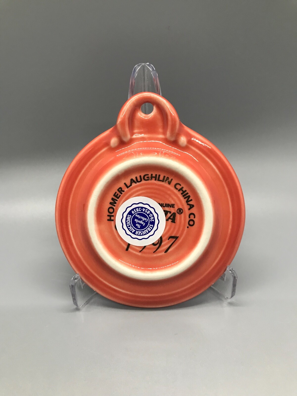 Fiesta Persimmon Dancing Lady 1997 Ornament | Fiestaware Gold Christmas ...