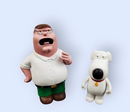 Fox 2013 Family Guy Peter Griffin and Brian Action Figure 5" & 3.5" | eBay