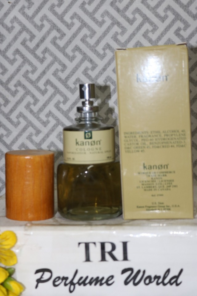 Vintage Kanon Cologne for Men Spray BIG 3.5 oz. Old Formula ...