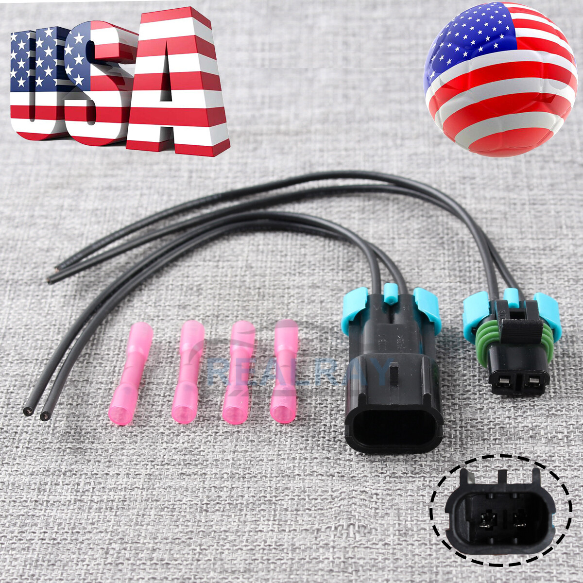 For Buyers SaltDogg Wire Harness Repair Connector kit Spreader Salter 2 ...