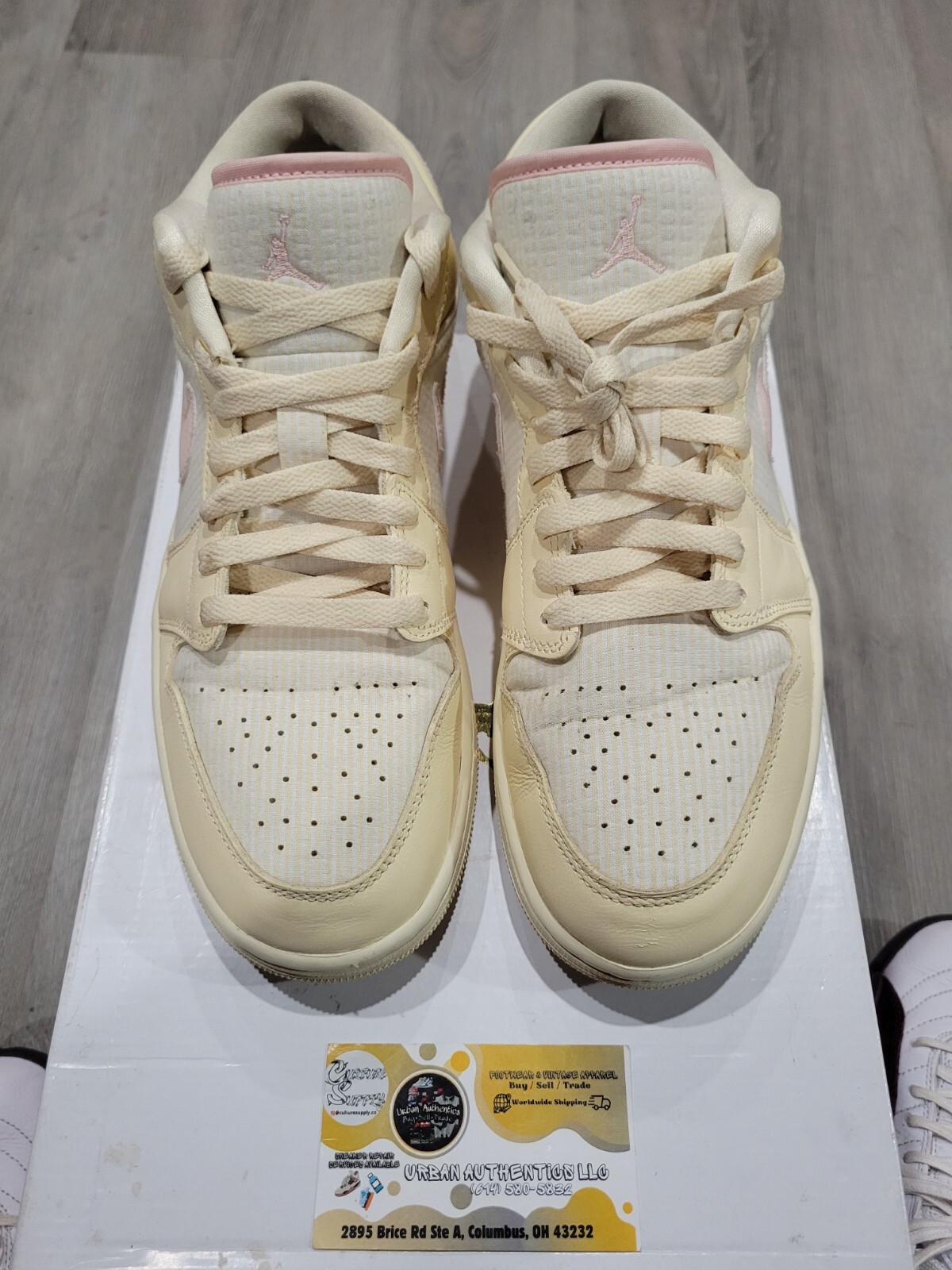 Nike Air Jordan 1 Low SE WMNS 'Seersucker' FQ1925-100… - Gem