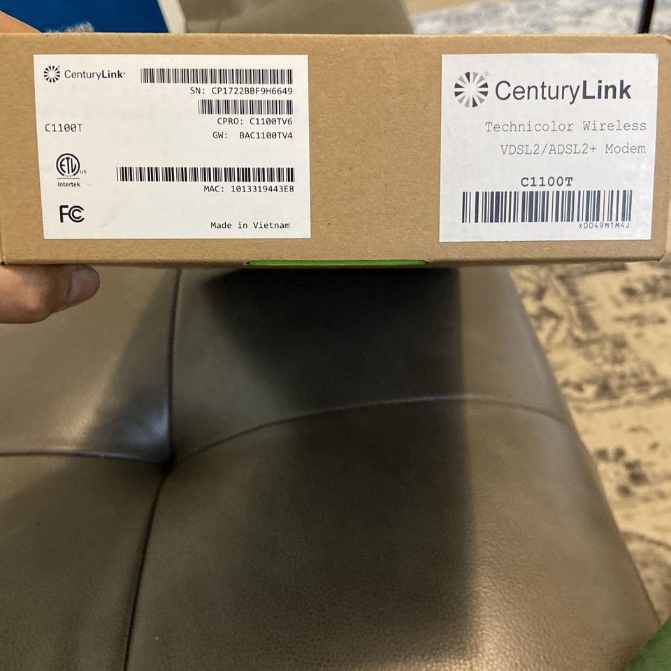 CenturyLink Technicolor C1100T Vdsl2 Modem 802.11n WiFi Router | eBay