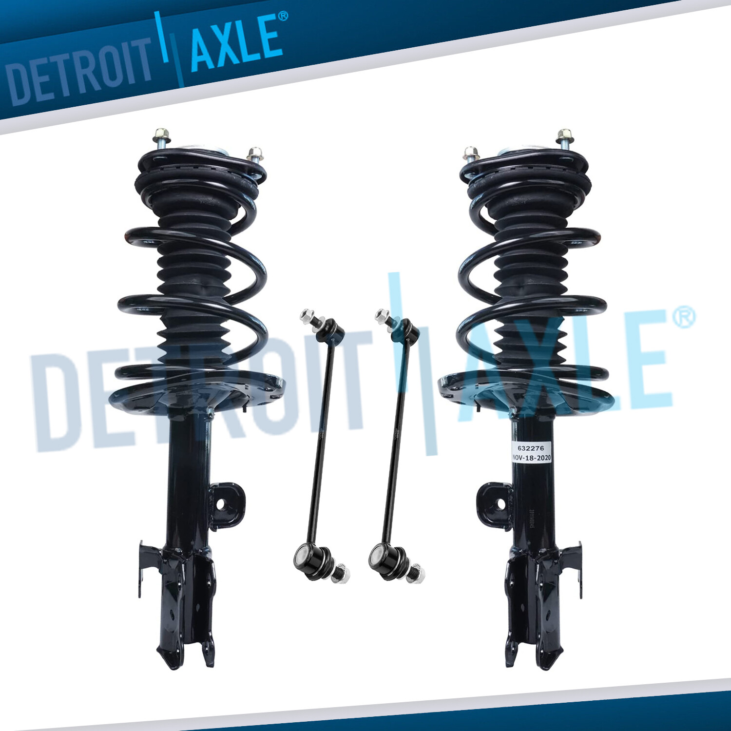 3.5L Front Strut Sway Bar Kit for 2006 2007 2008 2009 2010 2011 2012 ...