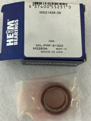 New RBC Aerospace Bearings MB539DD FS464 Ball Bearing MS21428-39 | eBay