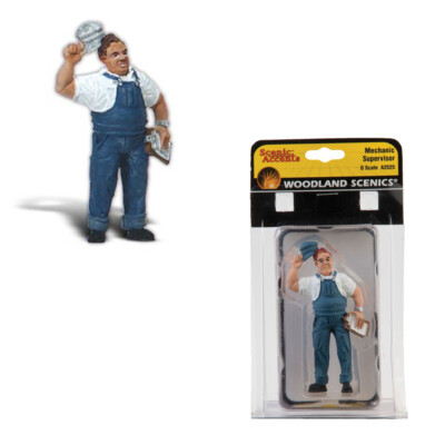 NEW Woodland Scenics A2525 Sam Supervisor Train Figures - G Scale | eBay