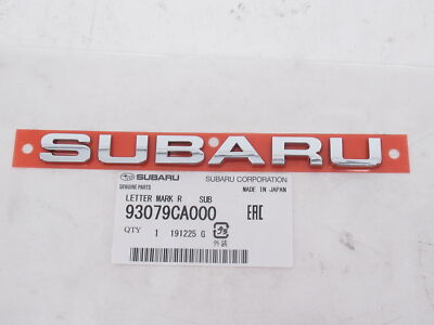 Genuine OEM Subaru 93079CA000 Rear Trunk Lid Emblem 2013-2016 BRZ | eBay