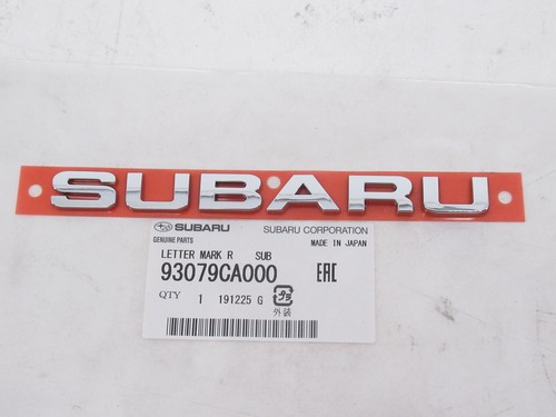 Genuine OEM Subaru 93079CA000 Rear Trunk Lid Emblem 2013-2016 BRZ | eBay