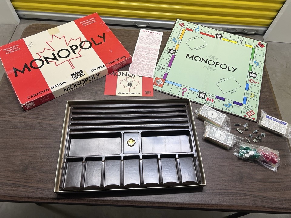 1961 Monopoly Canadian Edition Board Game Complete Parker Brothers | eBay