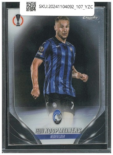 2023 Topps Chrome UEFA Club Competitions Teun Koopmeiners Base #88 | eBay
