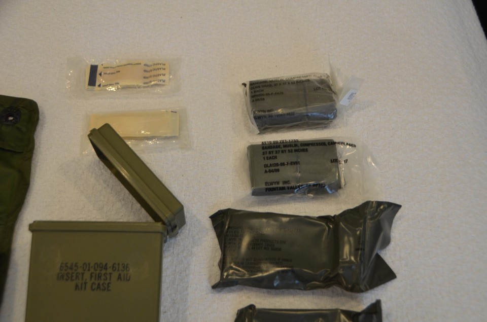 US Military Survival First Aid Kit Cold Climate Kit Item Incomplete | eBay