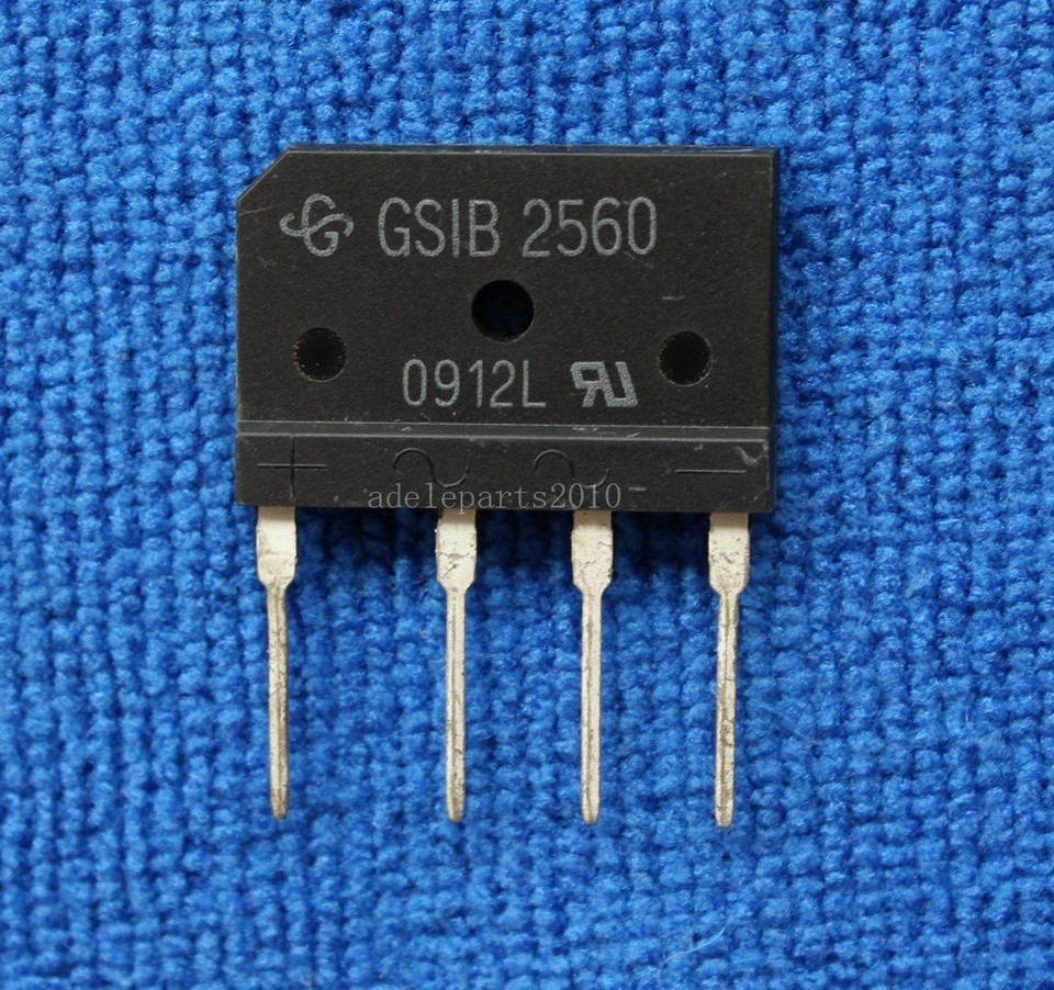 2pcs GSIB2560 ORIGINAL VISHAY 25A 600V Bridge Rectifier | eBay