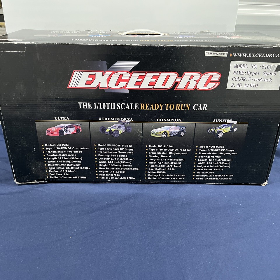 EXCEED-RC RC Car, Hyper-speed -HYPER SPORT 51C818 | eBay