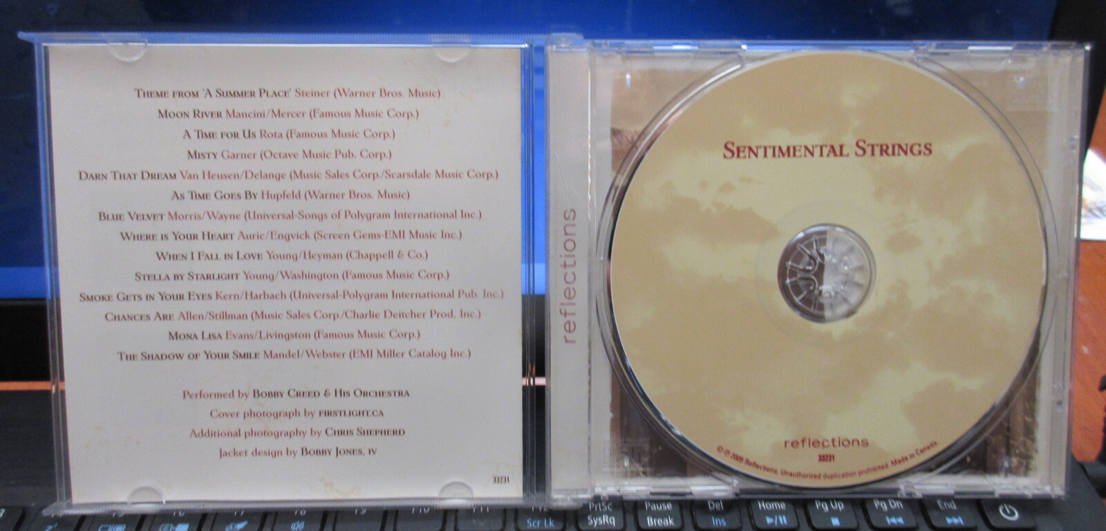 Bobby Creed & His Orchestra "Sentimental Strings" 33231 - CD ...