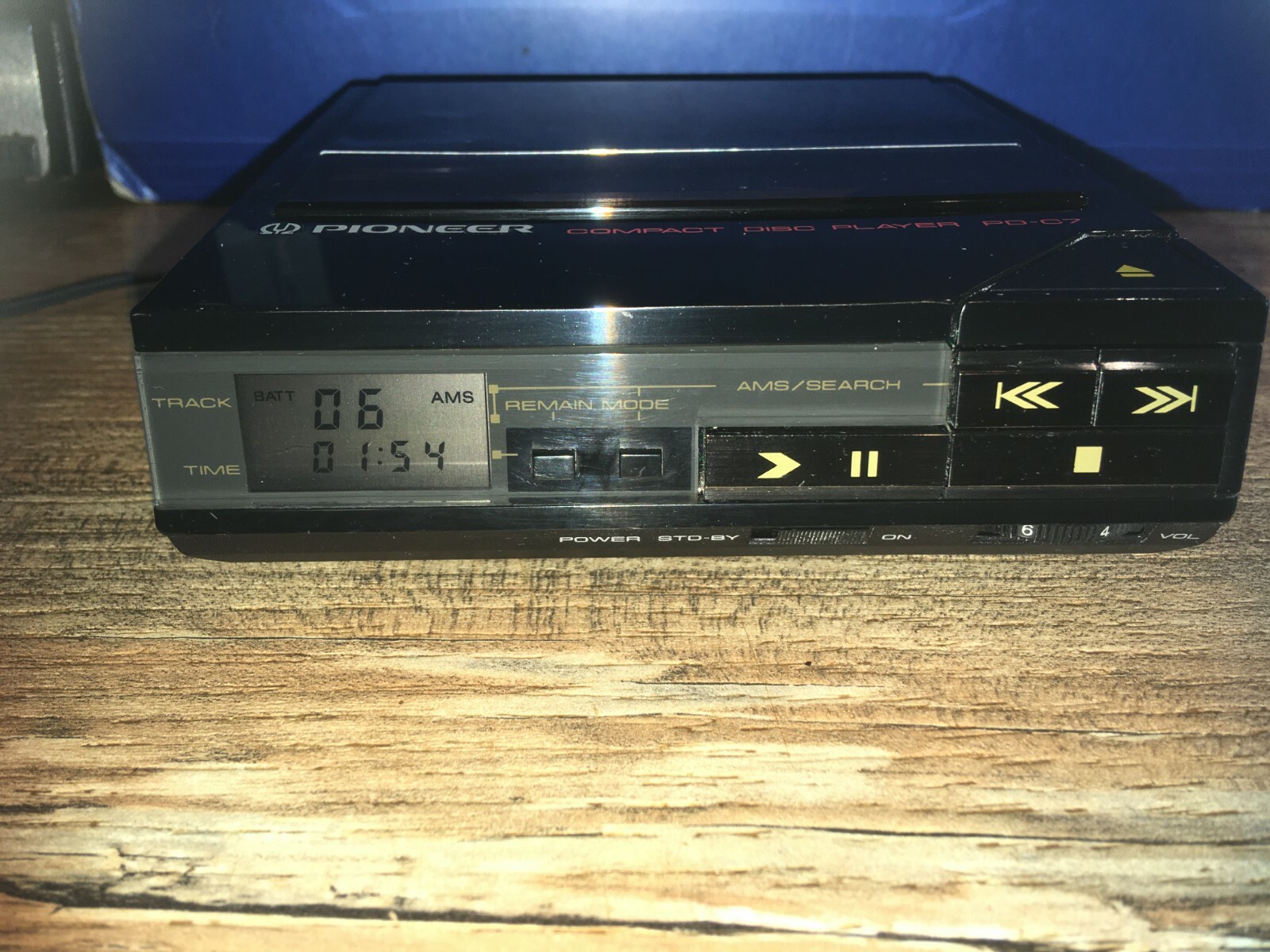 Set of two Vintage Portable CD Player Pioneer PD-C7, Year 1985 ...