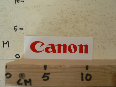 STICKER,DECAL CANON LOGO 12 CM PHOTO CAMERA ? A | eBay