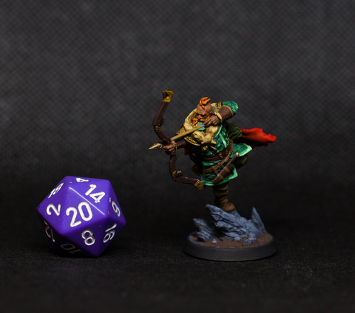 DND 32mm Male Dwarf Ranger – Hand Painted – 3D Printed Miniature ...