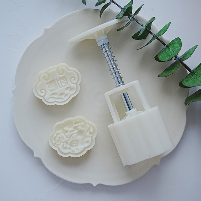 Mid-Autumn Mold with 2 Different Patterns Ruyi Pastry Stamps | eBay