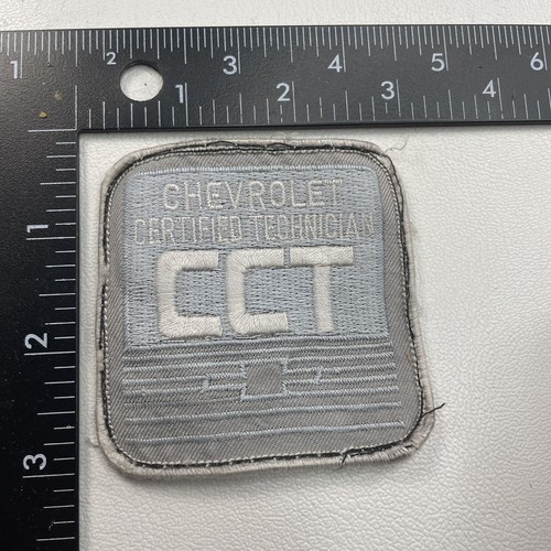 Vtg Well-Worn / Distressed CHEVROLET CERTIFIED TECHNICIAN CCT Patch ...