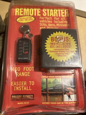 Bulldog Security Remote Vehicle Starter Model Rs122 | eBay