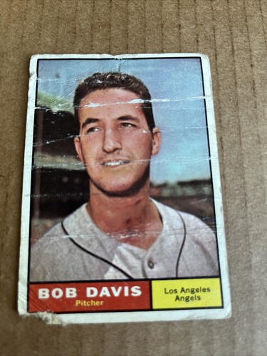 1961 Topps Bob Davis #246 LA Angels Vintage Baseball Card (poor)(d6) | eBay