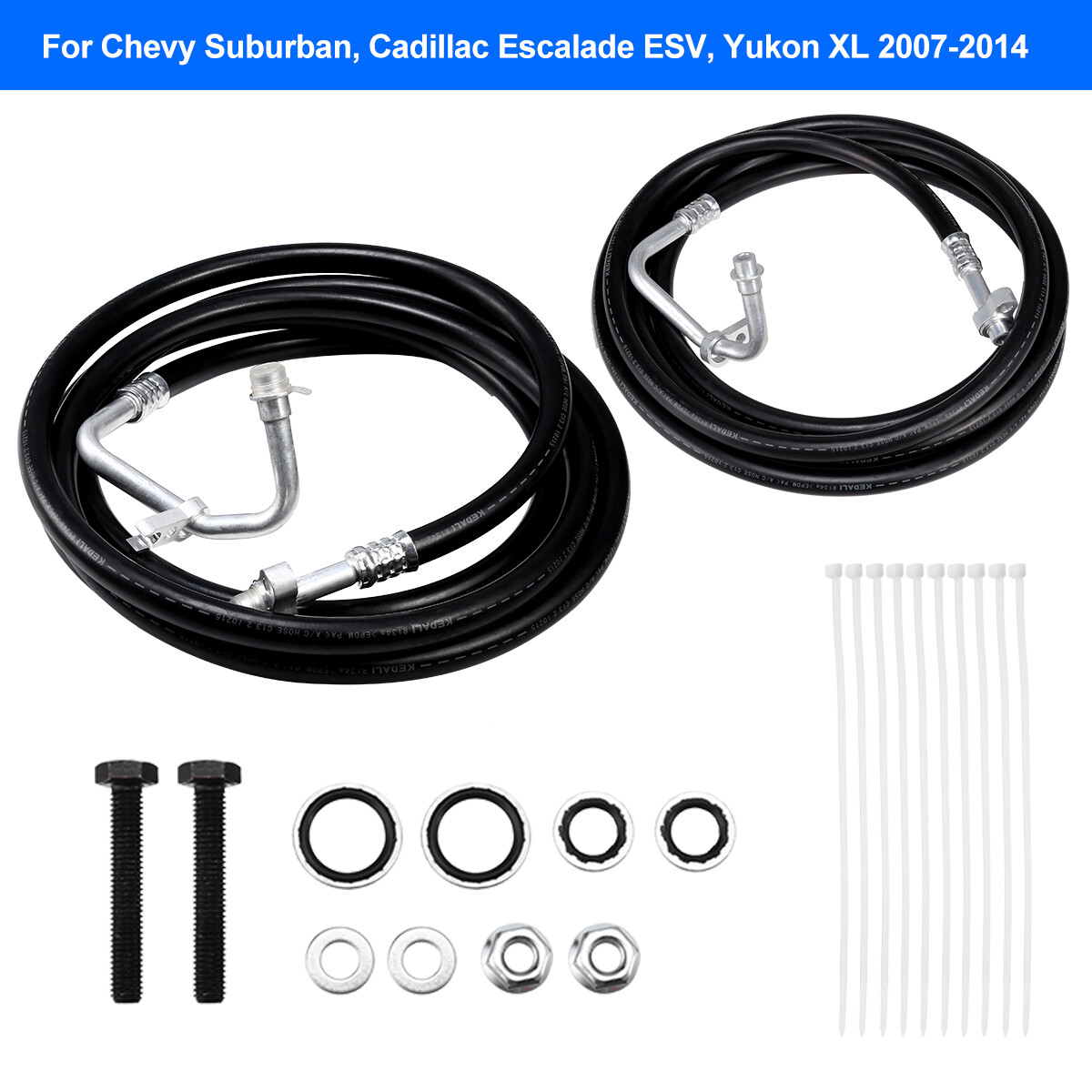 SU33468 Rear AC Line Set for 2007-2014 Chevy Suburban Rear Aux AC Hose ...