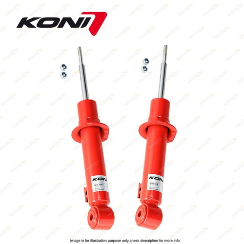 2x Front KONI Heavy Track Gas Shock Absorbers for Mitsubishi Triton MQ ...