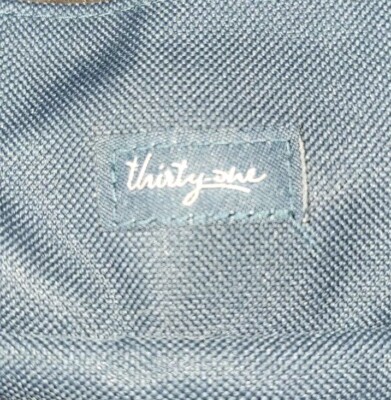 Thirty One Top A Tote Large Utility Tote Cover Navy Blue 22" Long clear ...