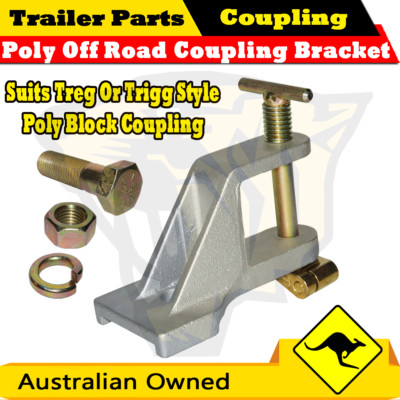 Car Adapter Bracket Poly Block Coupling (With Padlock)Suits Trigg or ...